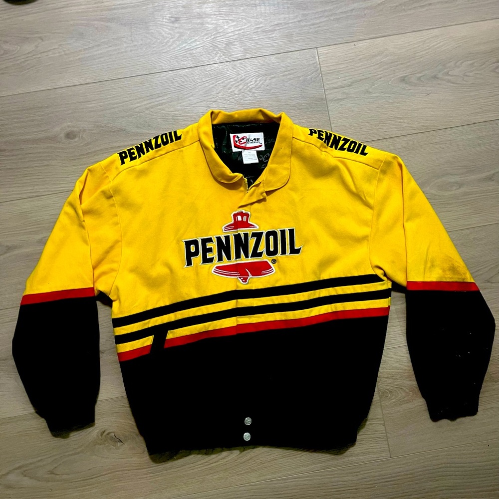 Vintage Pennzoil Racing Jacket 90s Nascar Chase Authe… - Gem